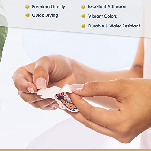 HAYES PAPER, Vinyl Sticker Paper for Inkjet Printers, 15 Premium Glossy White Waterproof Vinyl Sheets, A4 Size