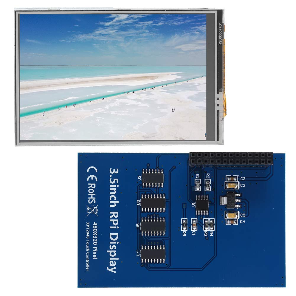 fosa1 3.5 inch RPi Display, resistive Touch Monitor, , Monitor Display with Touch Pen, LCD Touch Panel, optoelectrical displays, Consumer Electronics for 3B