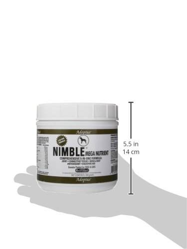 Adeptus Nutrition Nimble Mega Nutrient Pet Food, 480 G/5 X 5 X 4.5"