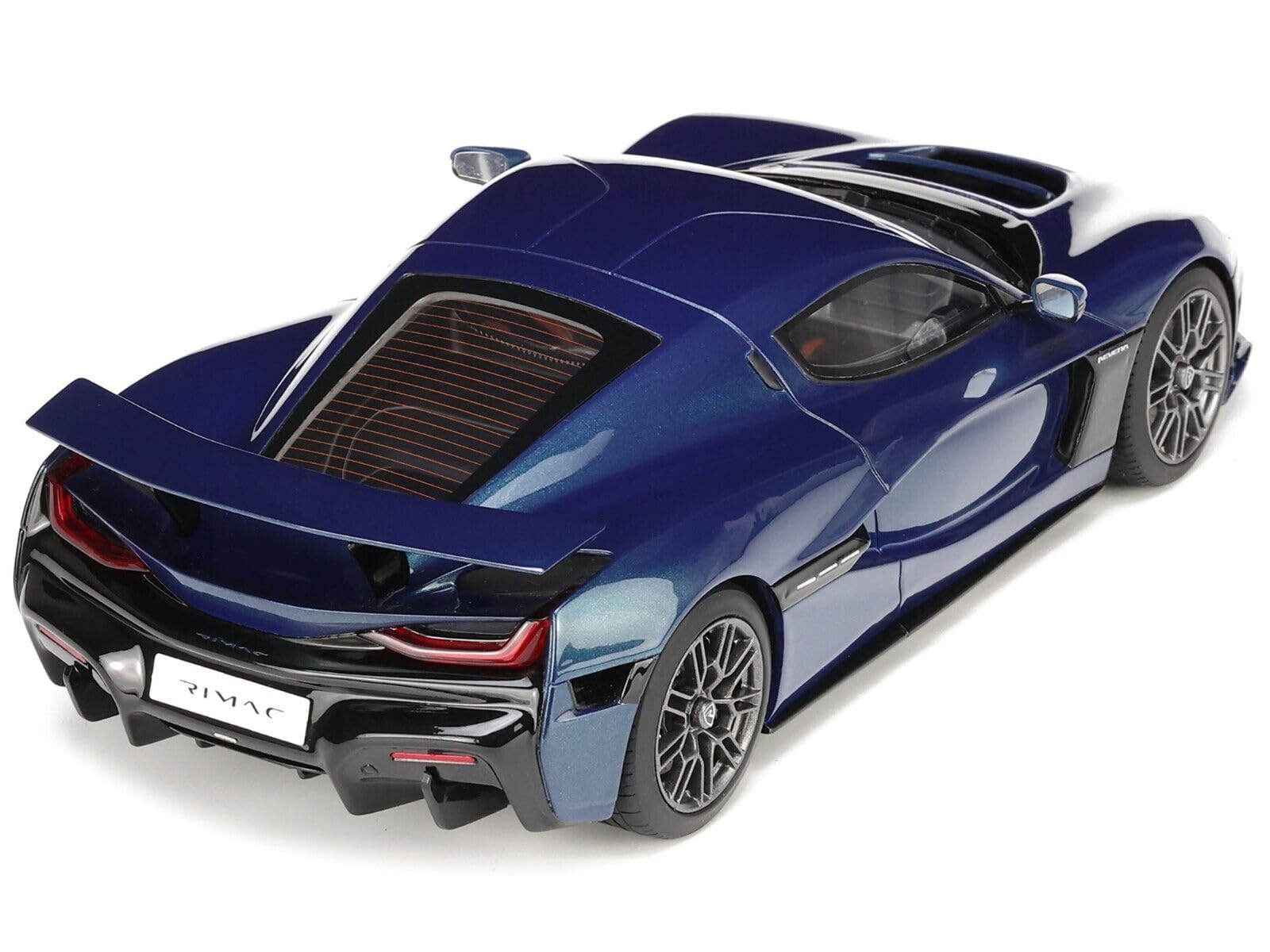 2021 Rimac Nevera Blue Metallic 1/18 Model Car by GT Spirit GT405