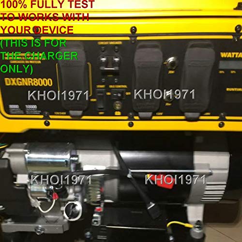 KHOI1971 Wall Charger AC Adapter Compatible with DEWALT DXGNR8000 Power Generator 8000 WATT 12V-Volt Battery