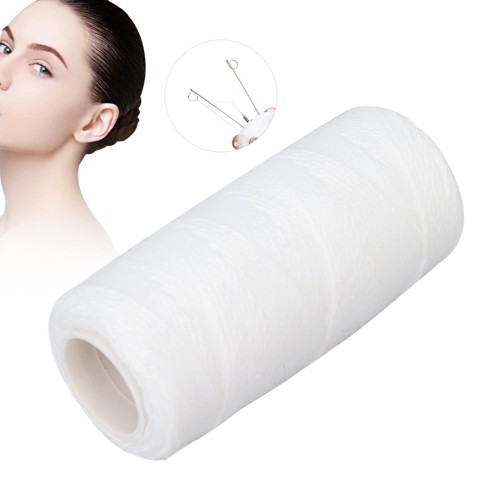 Accessory for Electric Cotton Thread Epilator, Facial Hair Remover Wire Hair Shaver Beauty Epilator Cotton Strength Threading Thread, Helps Hair Removal Quickly, Easily And Painlessly