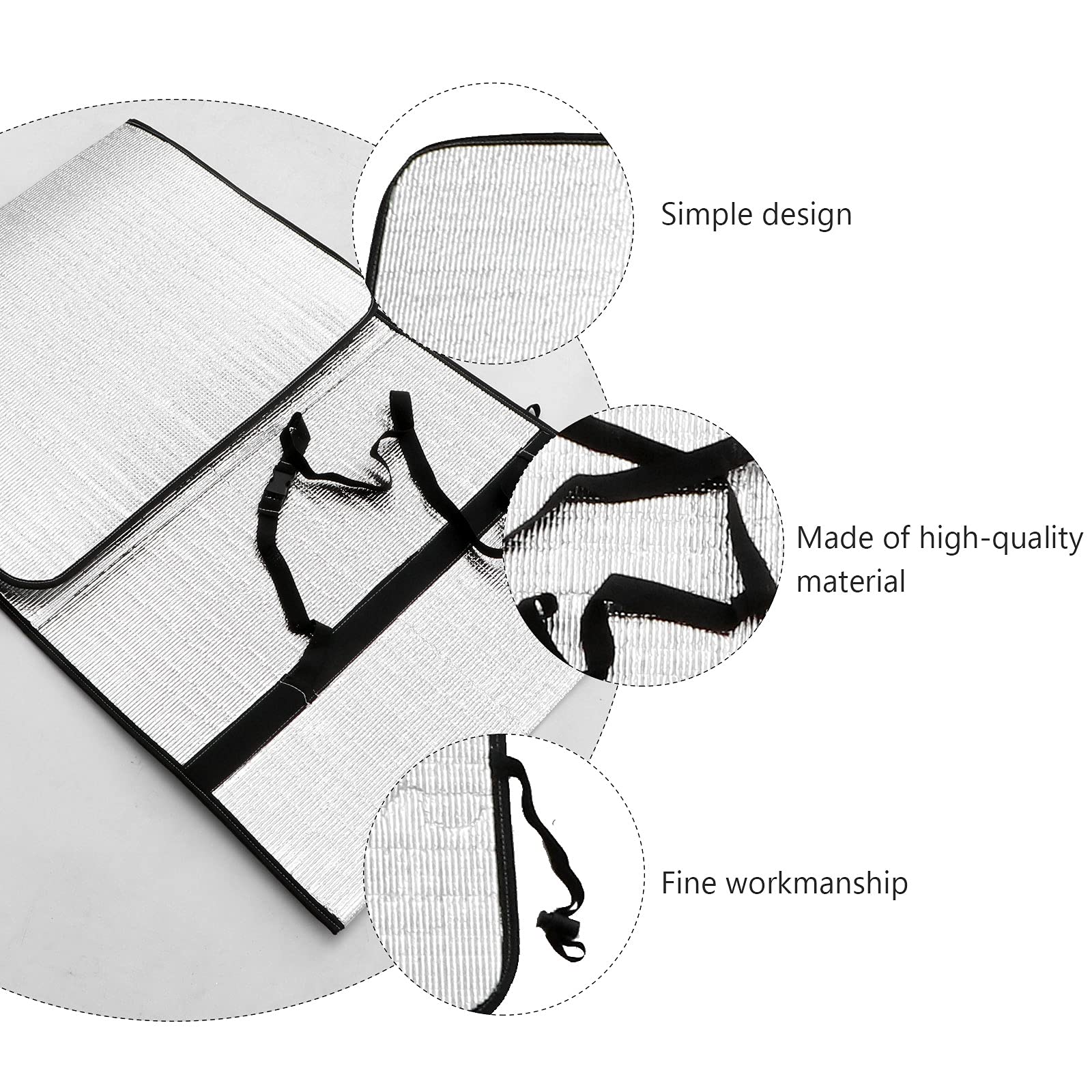 Air Conditioner Cover Cover Outdoor Air Conditioning Sun Shade Protection Silver 125x35cm Useful Tool