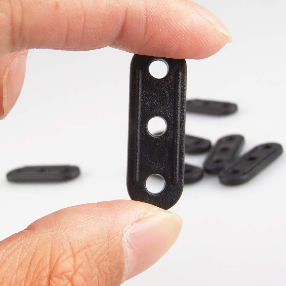 20PCS Plastic Cord Tensioners Rope Adjuster Tent Guyline Wind Rope Buckle Fastener Tightener for Outdoor Camping Hiking Picnic Backpacking
