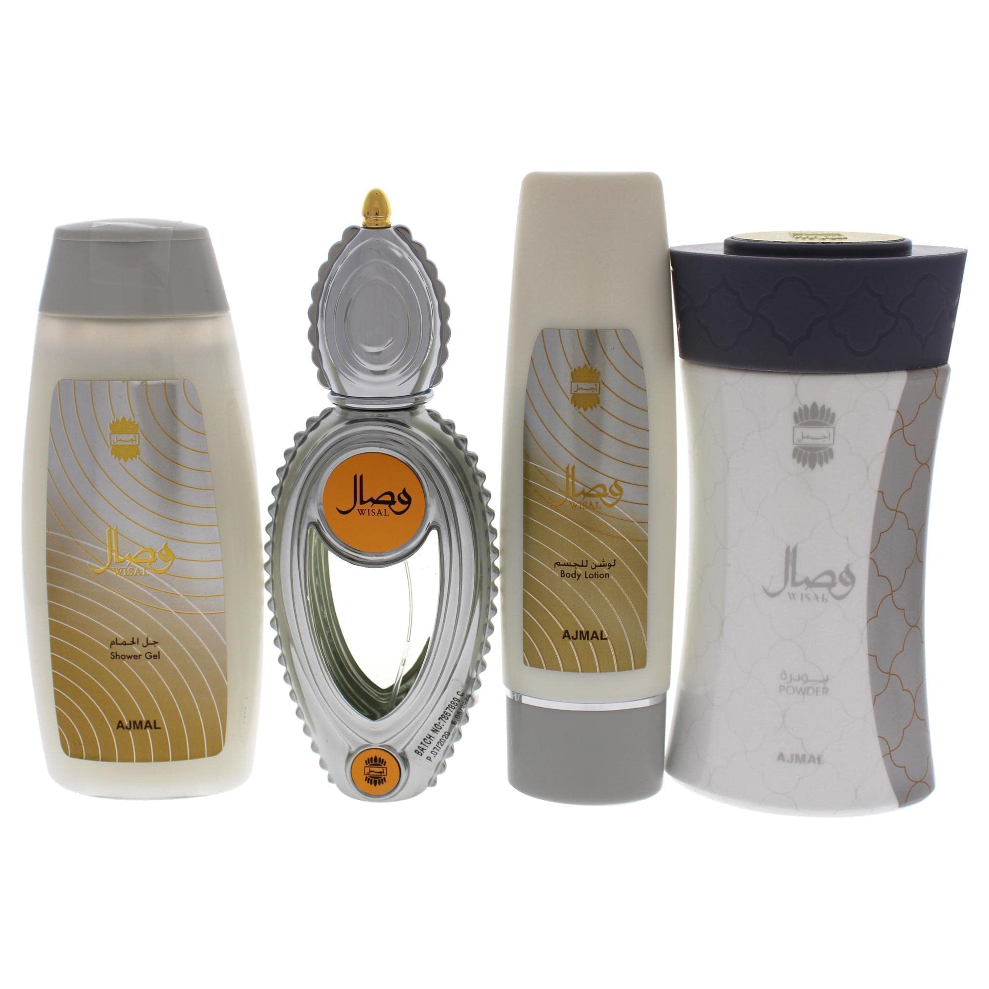 Ajmal Perfumes Wisal Gift Set for Unisex - 4 Pieces
