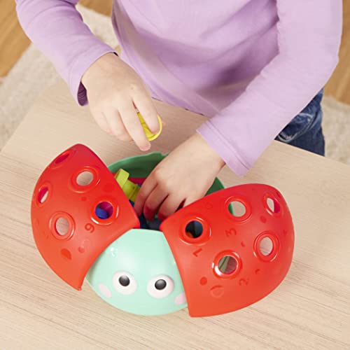Battat Education – Fine Motor Peg Toy for Toddlers, Kids – Montessori Toy with Pegs – Educational & Developmental Toy – Learning Ladybug – 18 Months + – Learning Ladybug