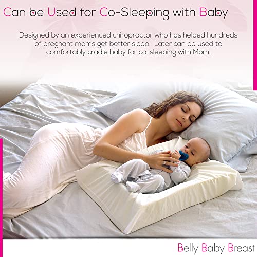 Belly Pillow Pregnancy Pillow | Stomach Sleeper | Belly Down Sleeping Maternity Pillow | Face Down Pillow | Pregnancy Pillows for Sleeping on Stomach | Belly Baby Breast