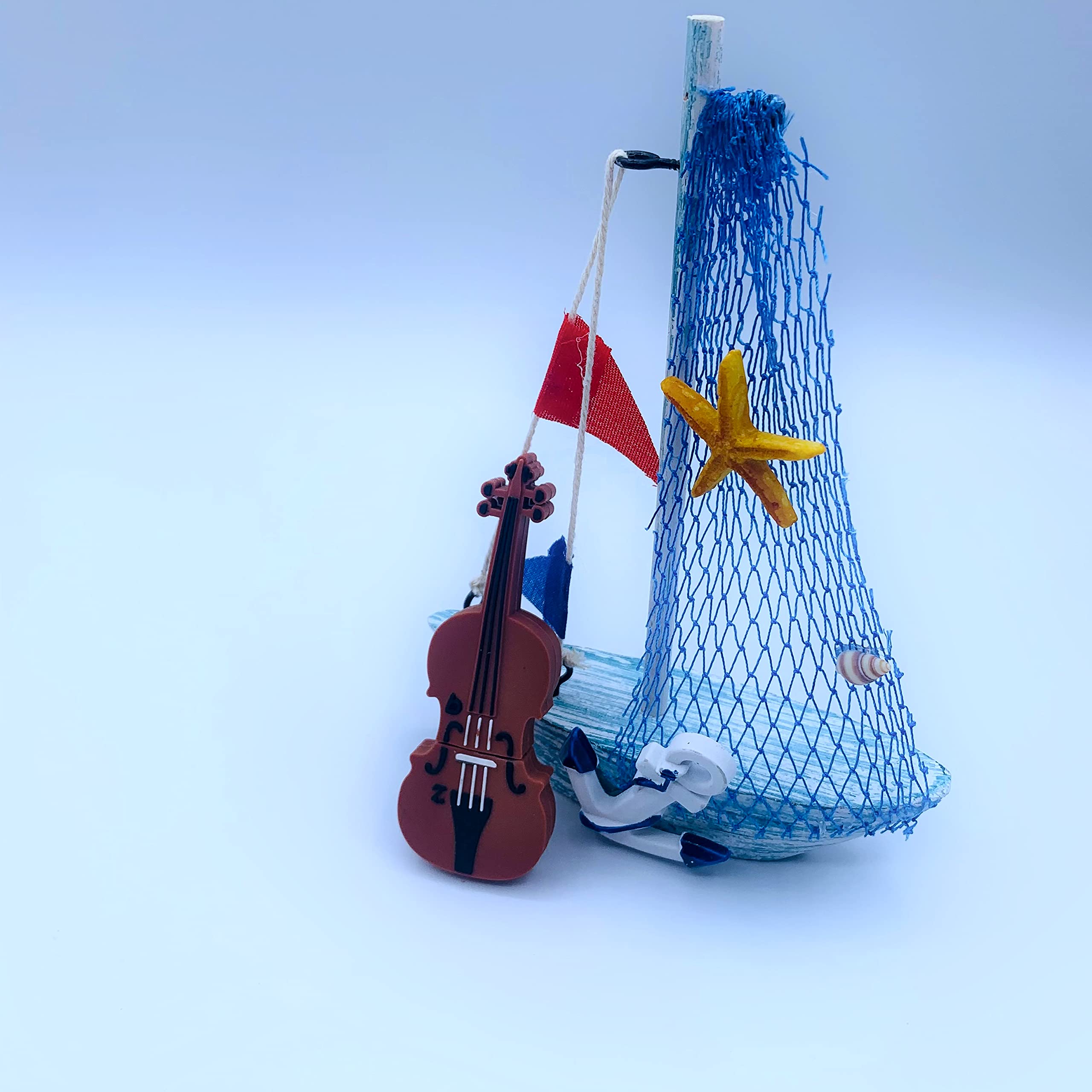 Fun Flash Drive - Cool USB Drive 16GB - Wedding USB - Violin USB Drive 16GB (Walnut Violin)