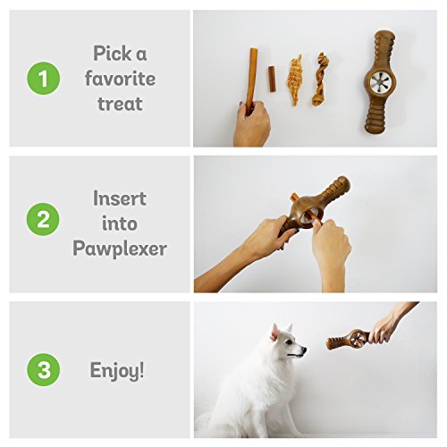 Benebone Pawplexer Interactive Treat Dispensing Tough Dog Puzzle Chew Toy, Made in USA, Small, Real Bacon Flavor