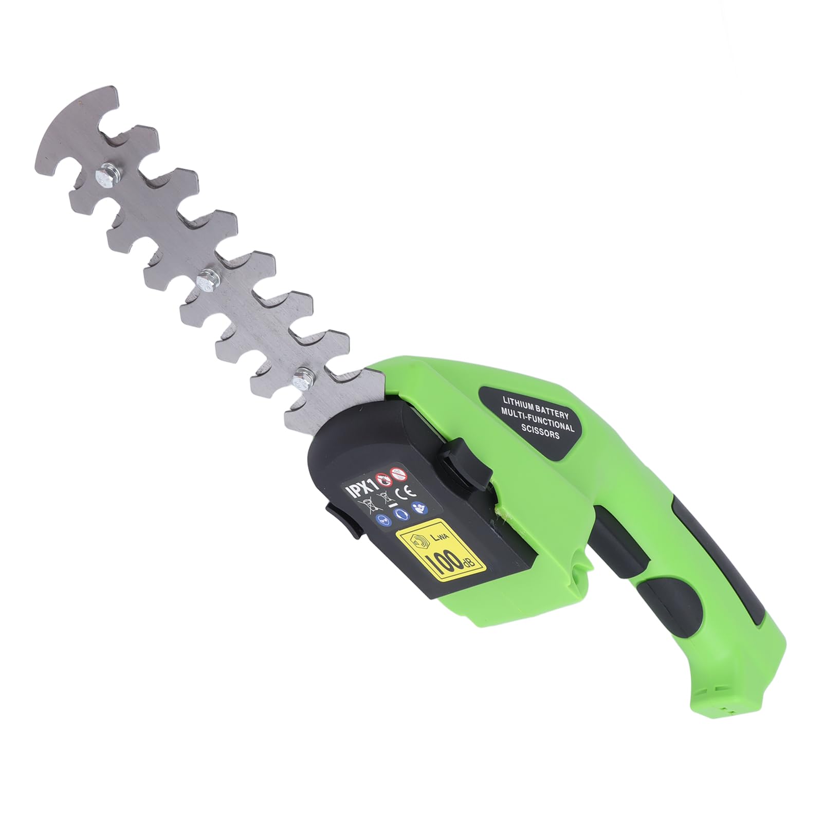 2 in 1 Lightweight Cordless Grass Trimmer for Garden Lawn Pruning, Hedge Trimmer with Powerful Motor, Battery Powered, Compact Design, Safety Design, USB Charging