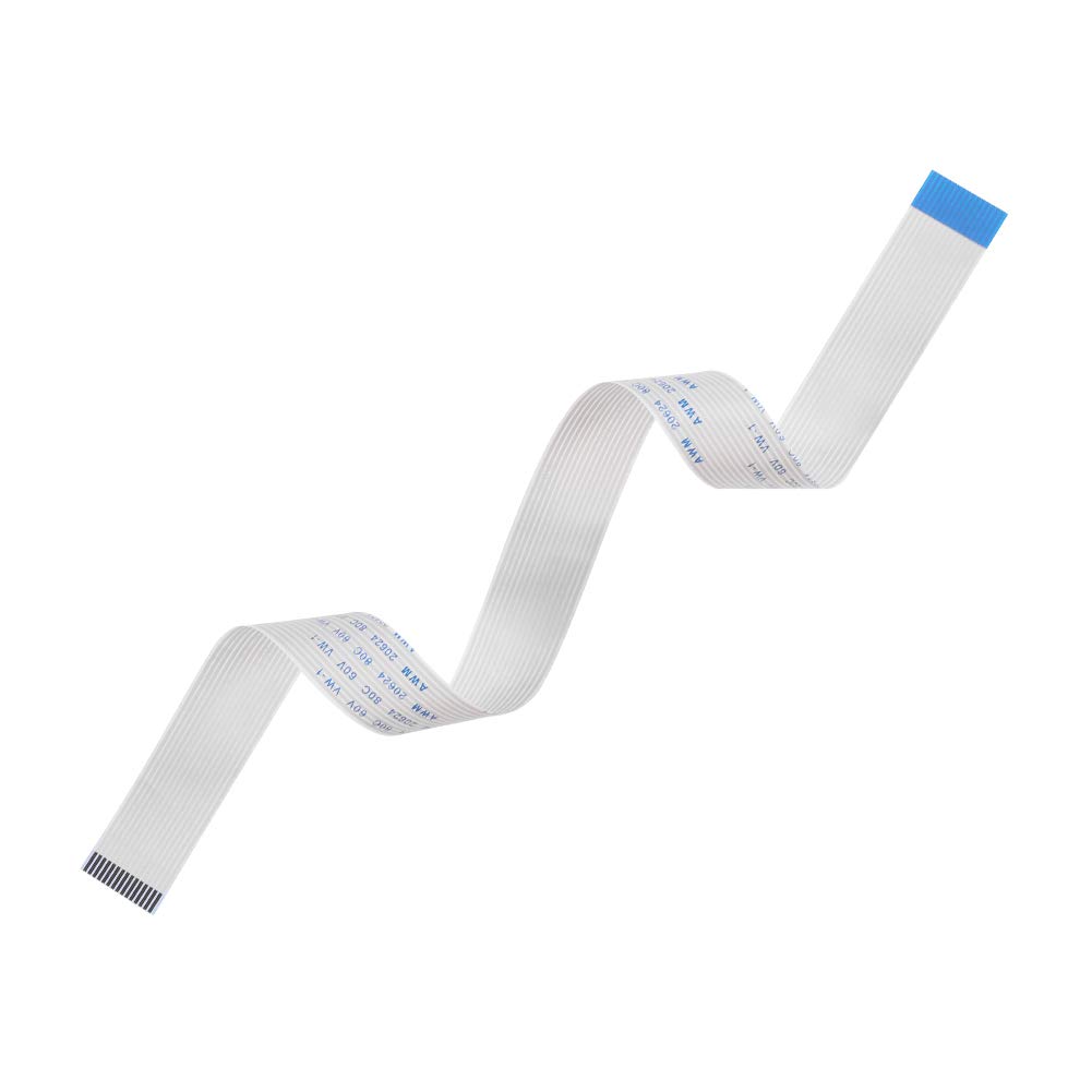 Aokin for Raspberry Pi Camera Cable, FFC Cable Ribbon Flex Extension Cable 15 Pin 1.0mm Pitch for Raspberry Pi, Octoprint Octopi Webcam, Monitor 3D Printer, etc, 30cm/11.81in