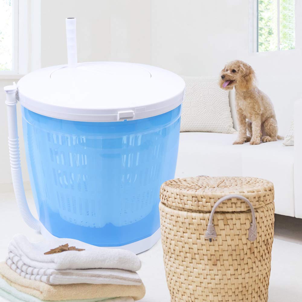 2 in 1 Portable Washer Spin Dryer Washing Machine Mini Travel Outdoor,Manual Washing Machine Portable Laundry Washer for Camping, Apartments, Dorms