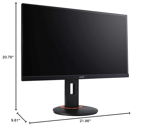 Acer XF250Q Cbmiiprx 24.5" Full HD (1920 x 1080) Zero Frame TN Gaming AMD FreeSync Compatible Monitor - 1ms | 240Hz Refresh (Display, HDMI 2.0, HDMI 1.4 Ports), Black
