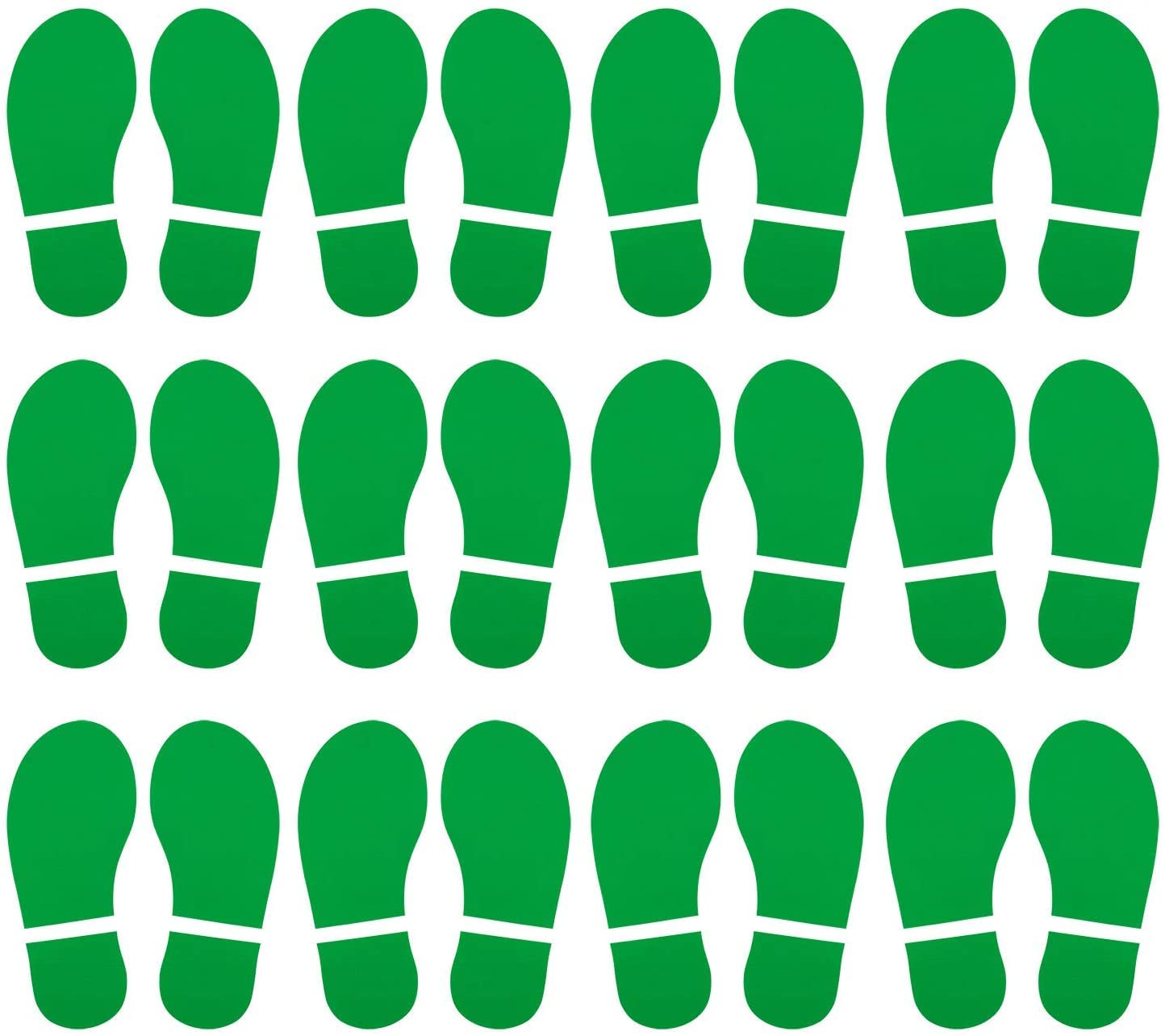 60 Pairs Kids Shoes Decals Footprint Stickers Decals Floor Wall Stairs for Christmas Decor Class, Dance Studio, Floor Stickers Party Decoration Celebrate St. Patrick's Day