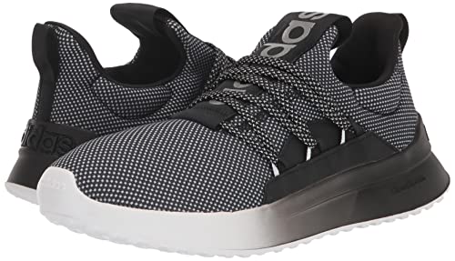 adidas Men's Lite Racer Adapt 5.0 Running Shoe, White/Black/White, 9.5
