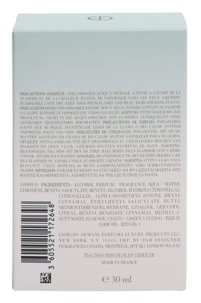 Acqua Di Gioia By Giorgio Armani Eau De Parfum Spray 1 Oz SIZE ONE