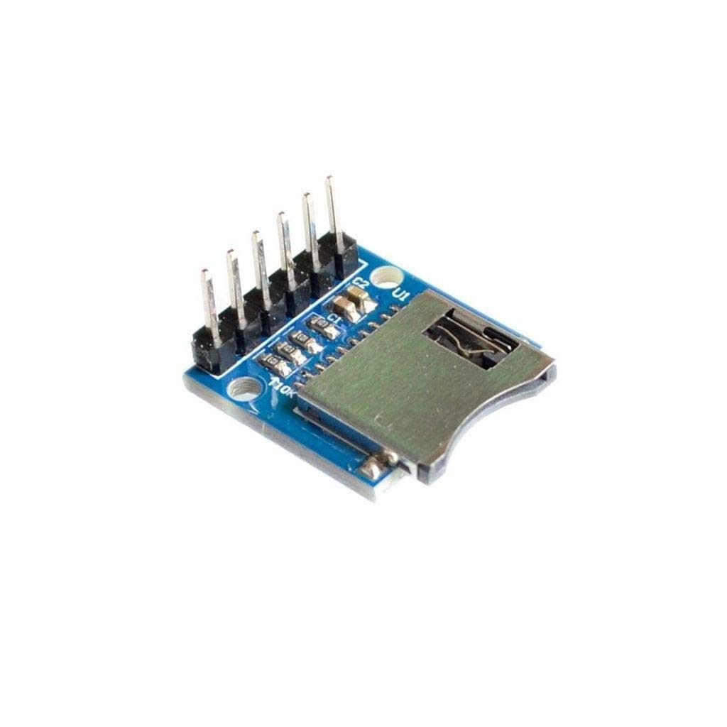 DAOKI 5Pcs TF Micro SD Card Module Memory Shield Module Micro SD Storage Expansion Board Mini Micro SD TF Card with Pins for Arduino ARM AVR with Dupont Wire