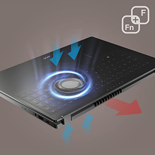 acer Aspire 5 15 Slim Laptop | 15.6" FHD (1920 x 1080) IPS | AMD Ryzen 5 7530U Hexa-Core Processor | AMD Radeon Graphics | 8GB LPDDR4X | 512GB Gen 4 SSD | Wi-Fi 6E | Backlit KB | A515-48M-R3DF,Gray