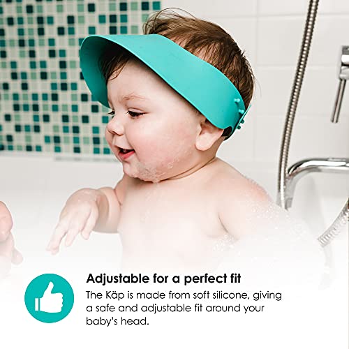 bblüv Käp - Let's Make Bathing Fun with The Silicone Shampoo Repellent Cap by Bbluv. NO More TEARS with Käp! - Aqua