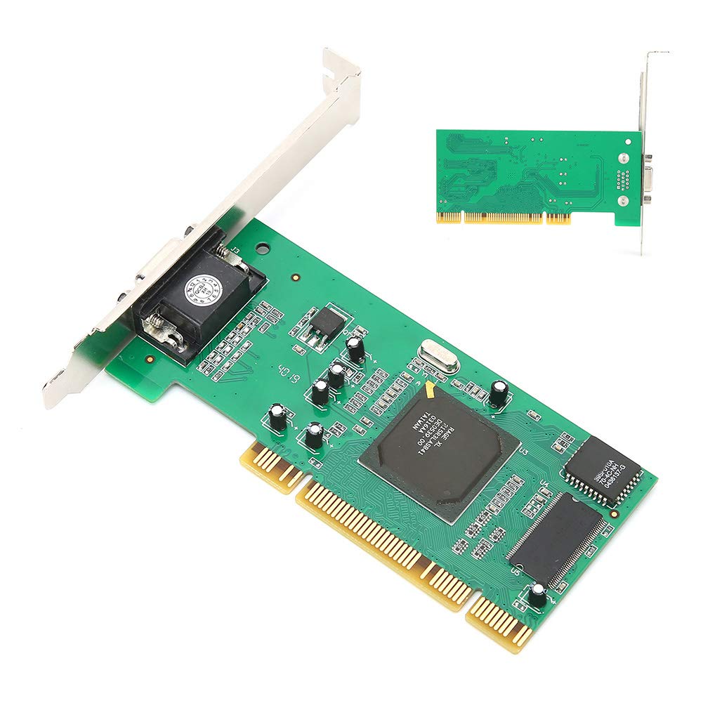 Graphics Card,VGA PCI 8MB 32Bit,Desktop,Computer Accessories,Multi Display,for Rage XL,SDRAM,Metal + Printed Circuit Board,Graphics Video Card,pc Graphics Card