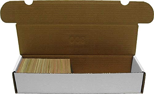 2 Boxes - BCW 800 Count - Corrugated Cardboard Storage Box - Baseball, Other Sport Cards, Gaming & Trading Card Collecting Supplies