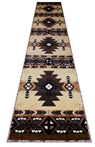 Champion Rugs Southwest Native American Navajo Aztec Indian Berber Carpet Area Rug (2 Feet X 7 Feet Runner)