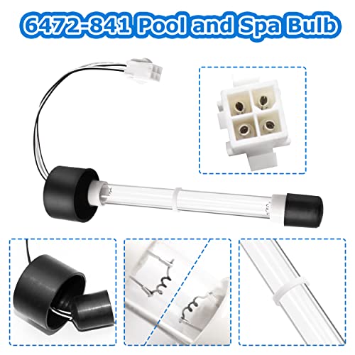 6472-841 Pool and Spa Bulb Replacement for Sundance,Compatible with Clear Ray XL Bulb