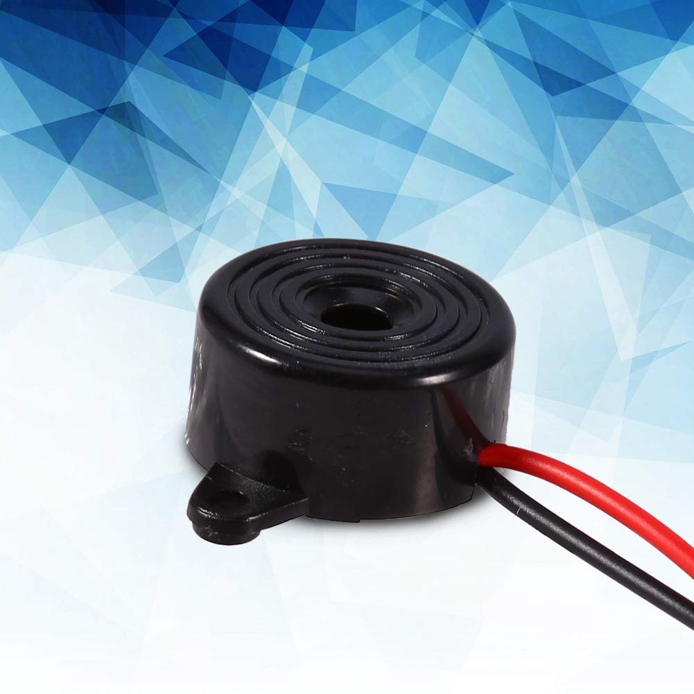 Electronic Buzzer Alarm, 3-24V Active Piezo Buzzer Continuous Sound Electronic Buzzer Alarm Sounder