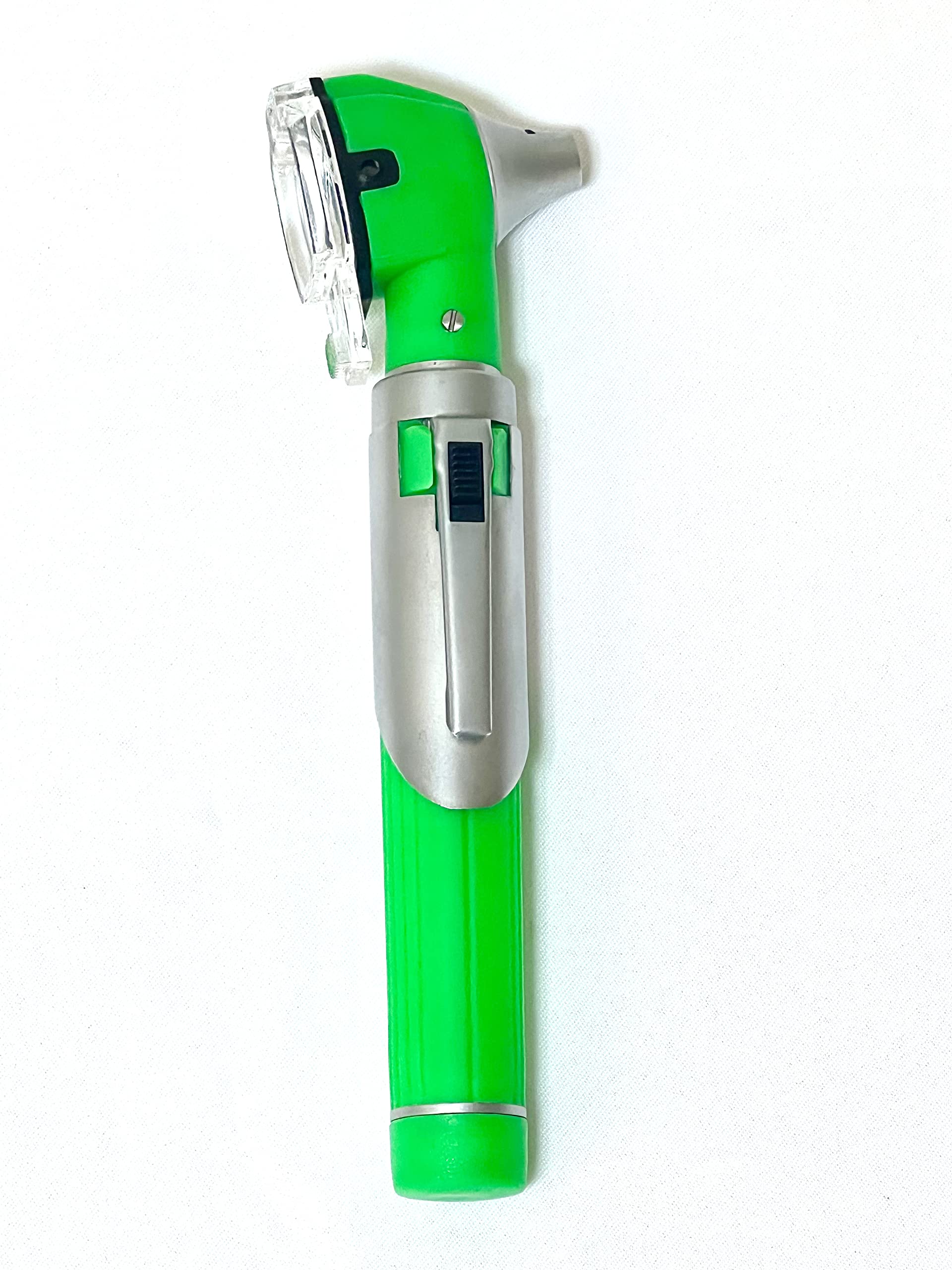 Cynamed Otoscope - Ear Scope with Light, Ear Infection Detector, Both Adult and Pediatric Disposable Specula Tips (Green)