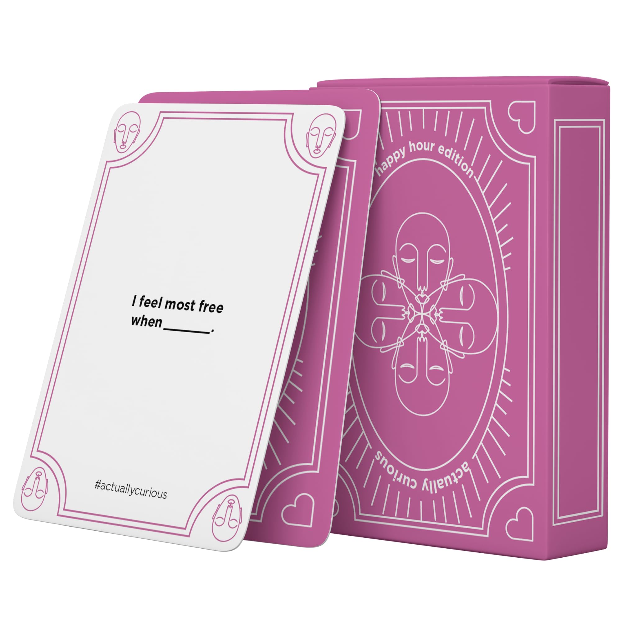 Actually Curious Happy Hour Edition! Icebreaker Card Games for Adults, Date Night Ideas, Couples Games, Bachelorette Gifts, Cute Couple Gifts, Romantic Gifts for Her, Family Games & Therapy Games