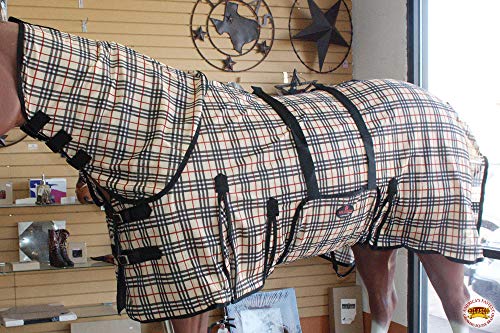 HILASON 75 Inches Horse Fly Sheet Ultra Violet Rays Protect Mesh Bug Mosquito Summer Spring | Fly Sheet | Horse Turnout Sheet | Fly Sheet for Horses | Bug and Mosquito Protection | Fly Sheet for Horse