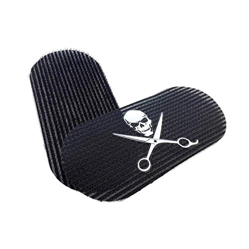 HAIR GRIPPERS BUNDLE PACK 4PCS for Men and Women - Salon and Barber, Hair Clips for Styling, Hair holder Grips BLACK