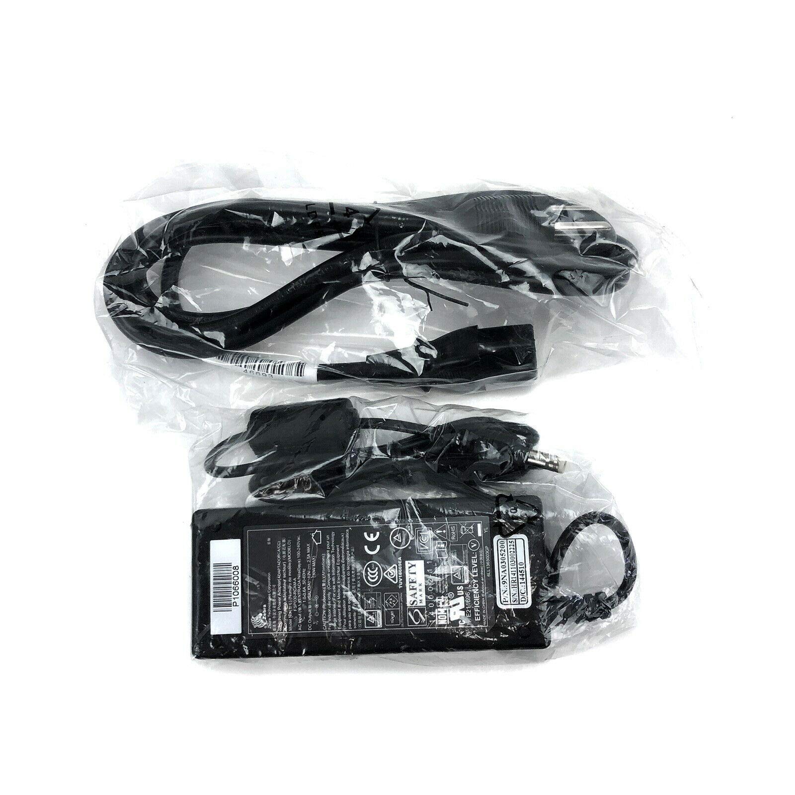 Zebra AC Power Supply Adapter 12V 2.5A for ZQ610 ZQ620 ZQ630 Label Printers with Power Cord