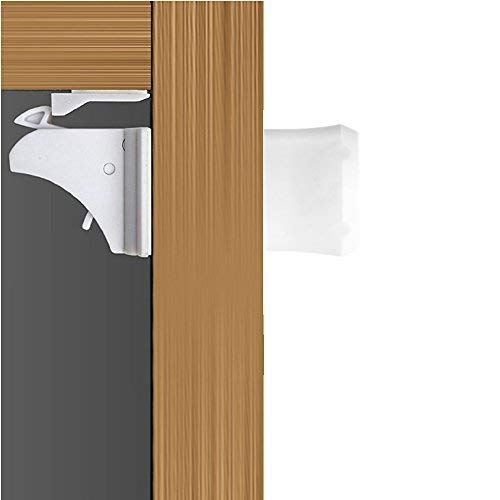 Baby Proofing Magnetic Cabinet Locks - 20 locks + 3 keys Total - Bundle 2 items - 20 Locks with Extra Child Proof Replacement Magnet Key