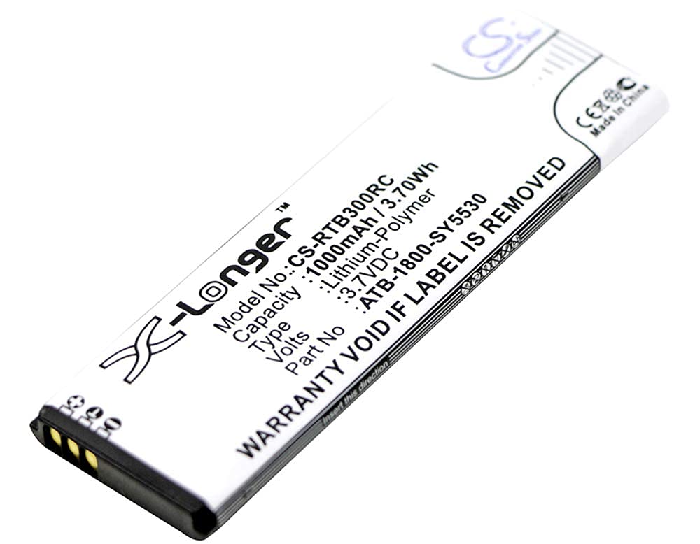C S Replacement Battery for RTI T2i T2X T3X T1 T2+ T2B T2C T2CsT3,fits Part no ATB-1800-SY5530 ATB-900-SY5531 40-210742-20 1000mAh