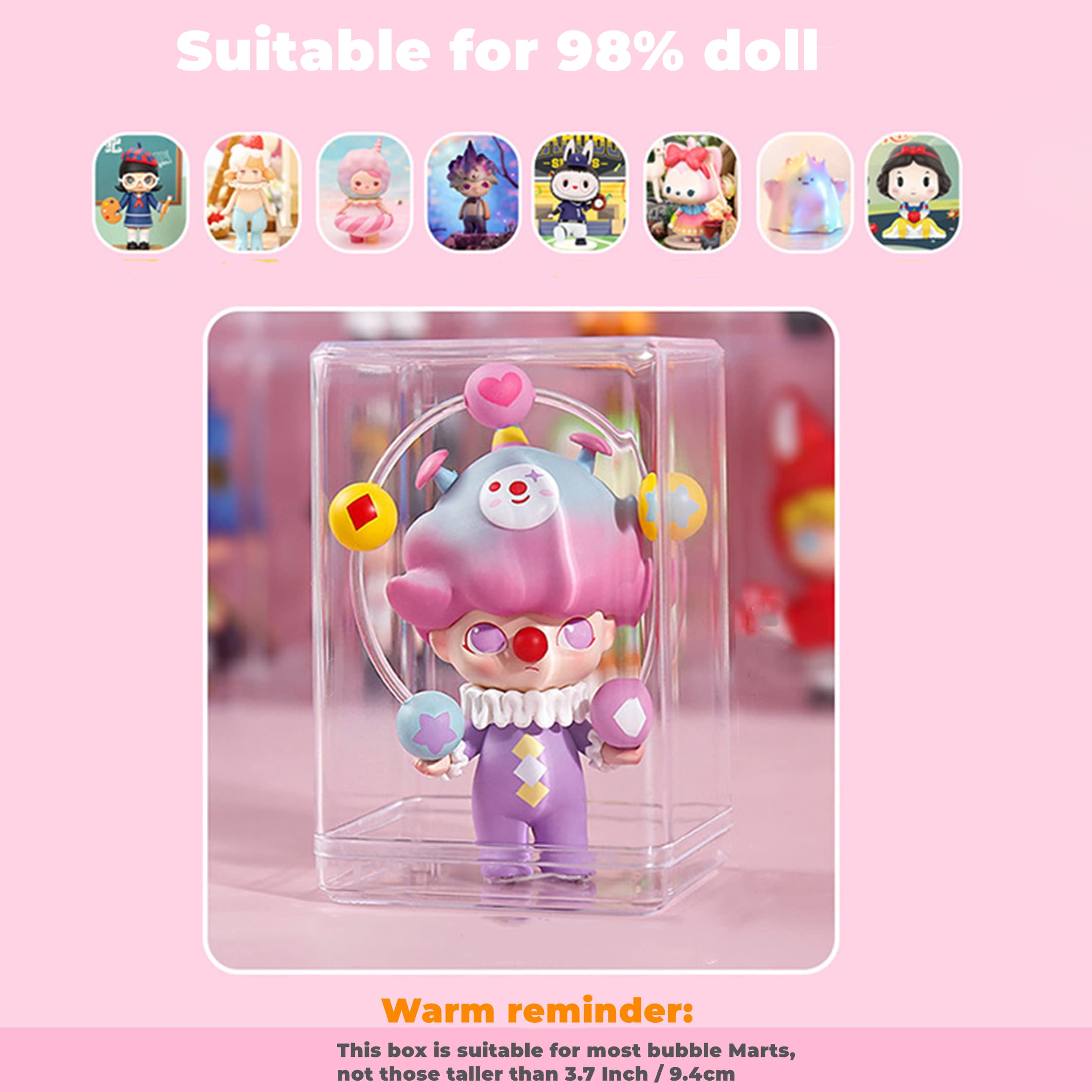 Acrylic Box for Display 8 Pieces Clear Box with Lid Treat Acrylic Gift Candy Box Jewelry Storage Container for Cosmetics Makeup Graduation Party Favor Box (3.7x 2.5x2.2 Inch)