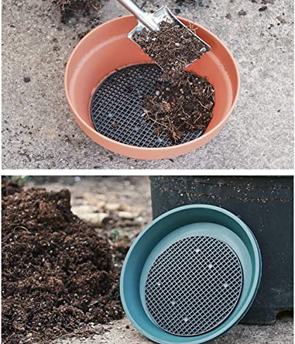 20 PCS Round Bonsai Pot Bottom Grid Mat Mesh, Airlxf Flower Pot Hole Mesh Pad for Bonsai Pot Mesh Drainage Screens Prevent Soil with 3 Roll Anodized Aluminum Wire Soft for DIY Jewelry Craft Making