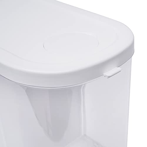 5-Grid Rice Dispenser, Dry Food Grain Dispense Wall Mounted Rice Container Kitchen Rice Storage Box Rice and Grain Storage Container Pantry Organization and Storage Suitable for Rice, Millet