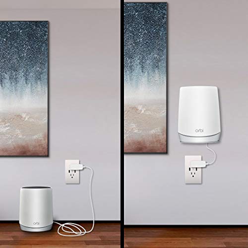 STANSTAR Metal Wall Mount for ORBI WiFi 6 System, Sturdy Wall Mount Holder for RBKE963/RBK752/RBK852/RBK853/AX4200/RBS850/RBR750/RBS750/RBKE963.(2Pack)