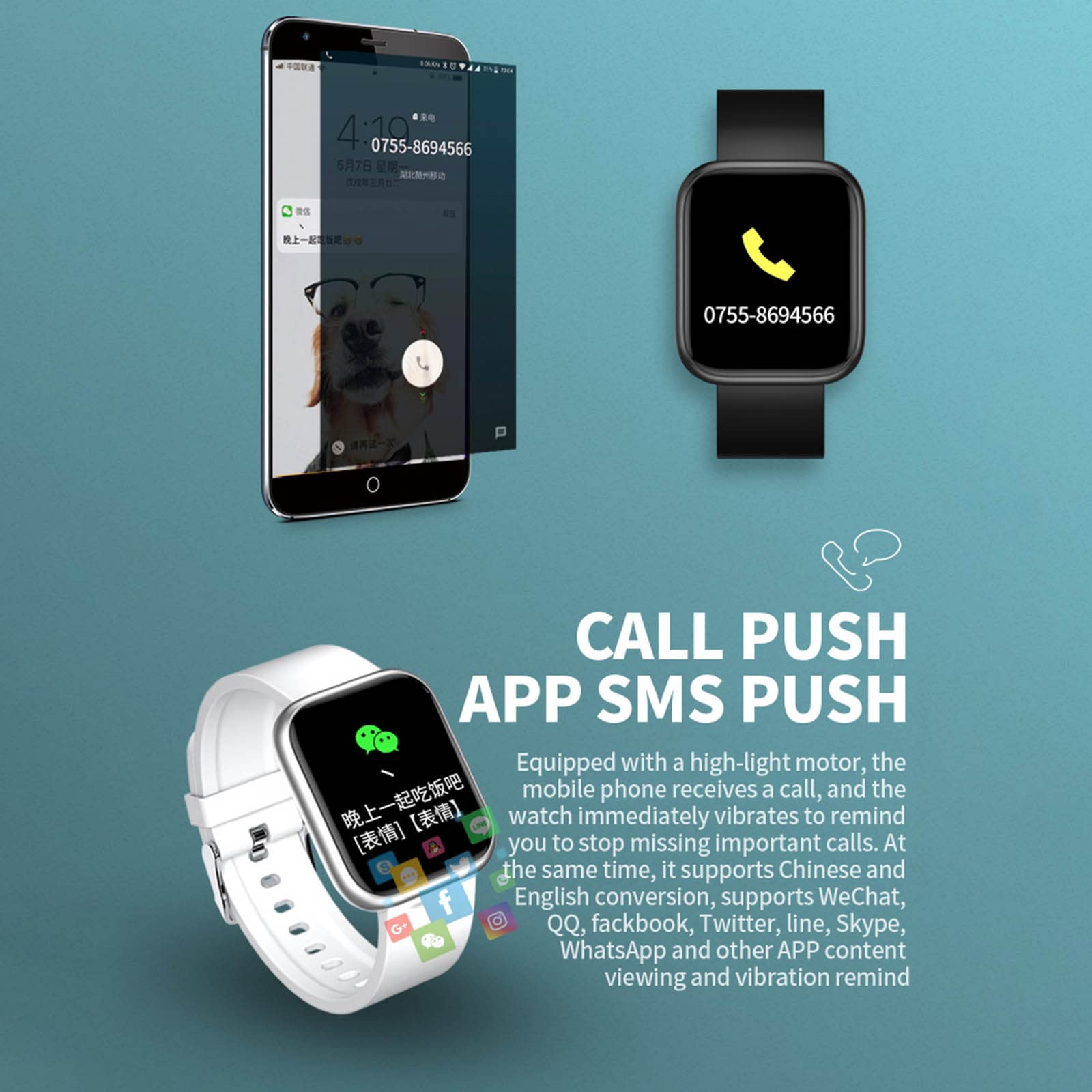 2022 New Smart Watch Multi-Function, Smart Watch with HD Touchscreen, Exercise Sleep Detection Fitness Multi-function Long Standby, 1.3 Inch IP67 Waterproof Heart Rate for Friends (Black)
