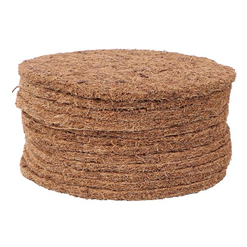 TEHAUX 12pcs Bird Nesting Pad Coconut Fiber Substrate Bird Nest Racing Mat Pigeon Breeding Eggs Materials for Finch Chicken Smalll Animals
