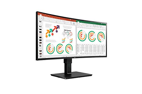 LG 34BN770-B 34" 21:9 QHD UltraWide HDR10 IPS Monitor, Built-In-Speakers, TAA Compliant, Black