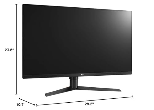 LG 32GK650F-B 32 inch Class QHD 2560 x 1440 Gaming Monitor with FreeSync 31.5 inch Diagonal Bundle with Deco Gear HDMI Cable 2 Pack + Gamer Surface Mousepad + Screen Cloth