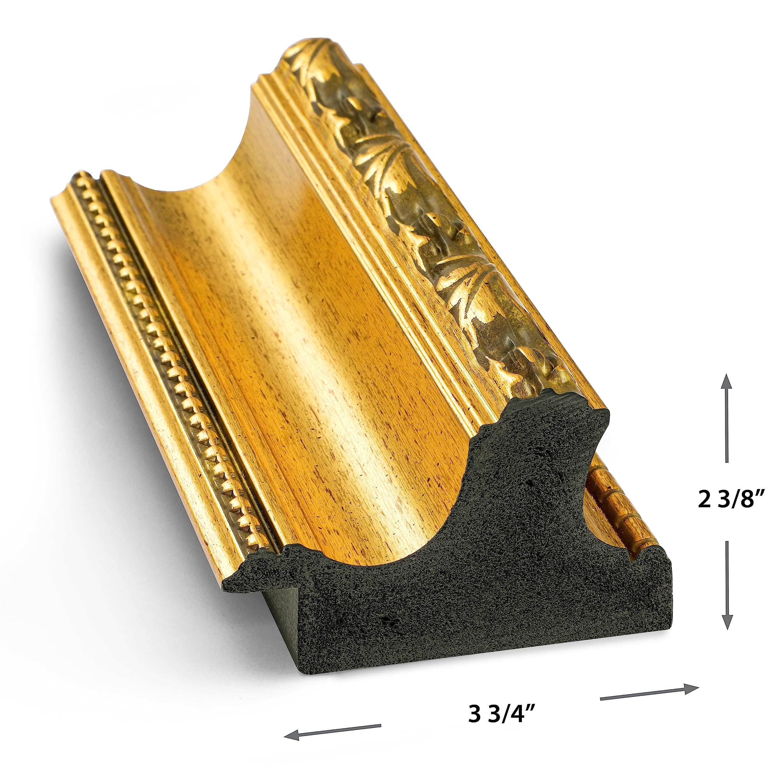 Frame My TV Deco TV Frames - Ornate Gold Smart Frame Compatible ONLY with Samsung The Frame TV (65", Fits 2021-2025 Frame TV)