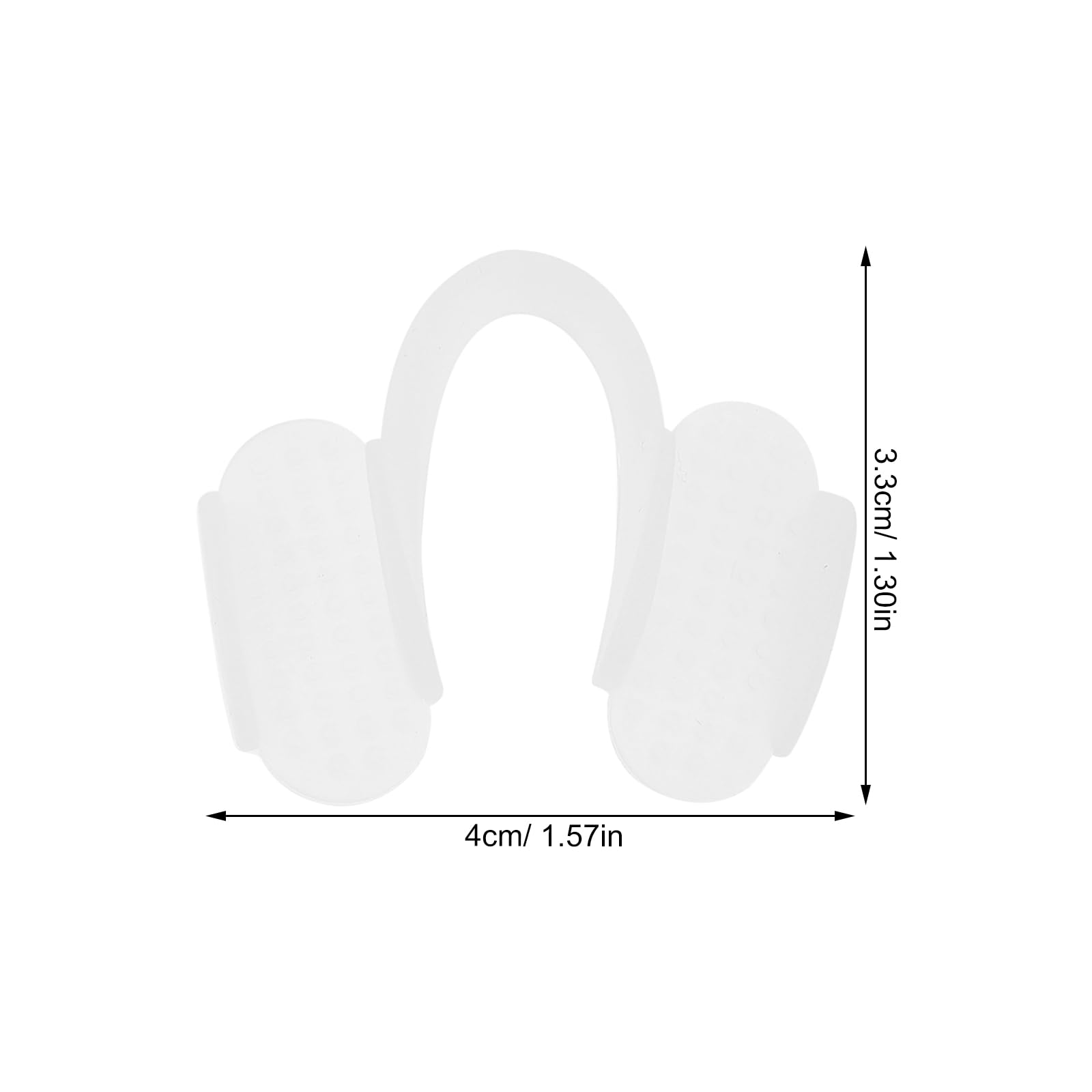 HEALLILY Clear Mouth Grinds, Silicone Dental Mouth Guard Teeth Splint Protector for Preventsing Night Teeth Grinding Bruxism Clenching