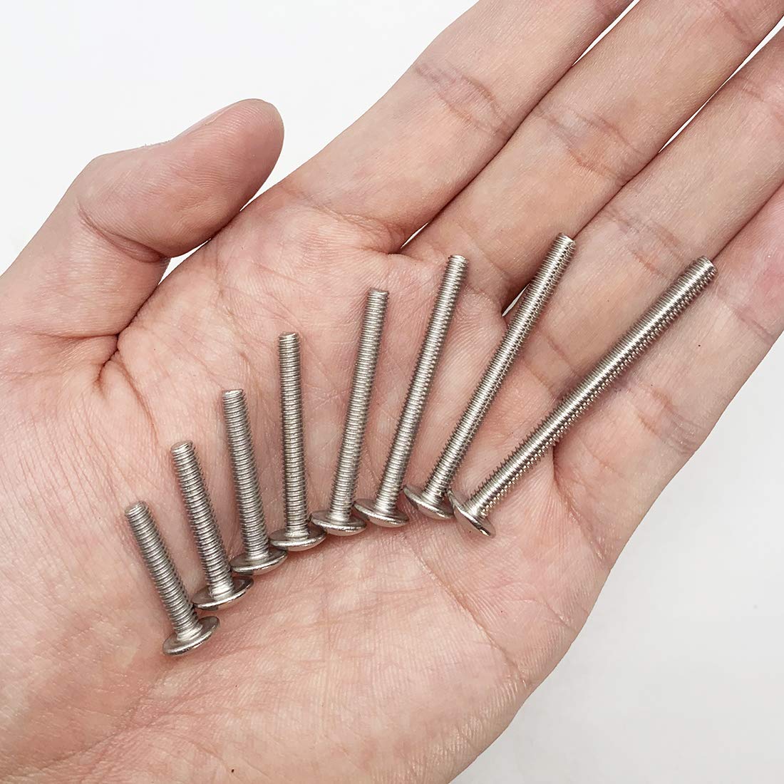 Adiyer 40-Pack Metric M4 x 30mm Machine Screws for Cabinet Drawer Knob Pull Handle, 304 Stainless Steel, Truss Head Bolts, Phillips Drive