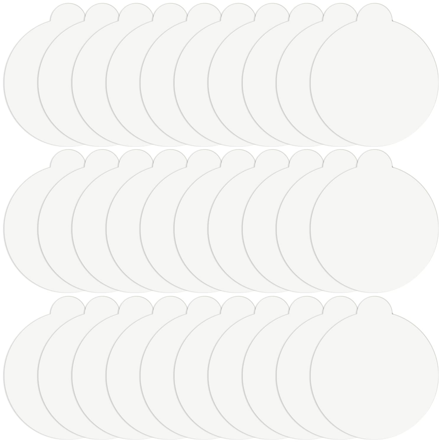 30 Pack 4.3â Replacement Glue Boards for Katchy, Indoor Glue Boards Refill Sticky Cards Compatible with Katchy, for Fenun and Other Models (White)