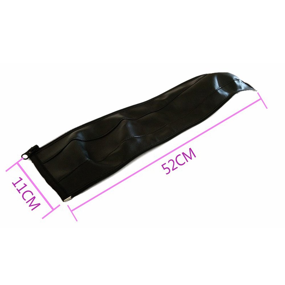 Armrest PU Leather Protective Case Handle Cover Stroller Accessories for Babyzen Yoyo (Black)