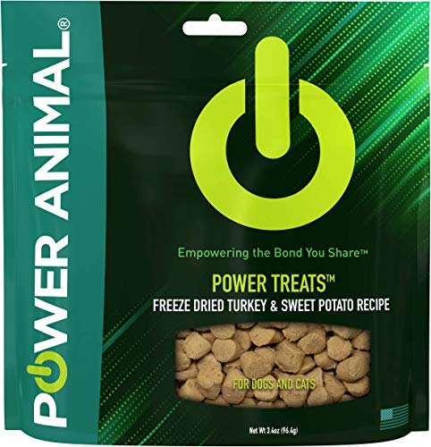 POWER Animal Power Treats - Freeze Dried Dog Treats and Cat Treats - Premium Quality Ingredients, Real Meat First Ingredient, All Natural, Humanely Sourced, Made in the USA