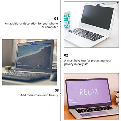 SOLUSTRE 6Pcs Lens Cover Eye Webcam Cover Slider Webcam Cover Blocker Camera Cover for Laptop Tablet Computer Camera Cover Webcam Privacy Lap Desk Webcam Slide Cover Cell abs